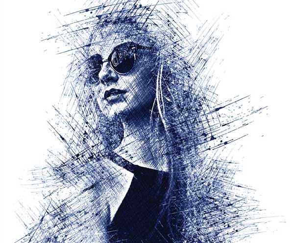 Pen Sketch Photoshop Actions Free And Premium Psd Actions 